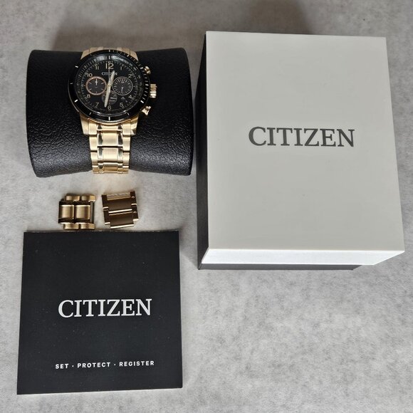 Citizen | Accessories | Citizen Ecodrive B62s09469 Black Face Gold ...